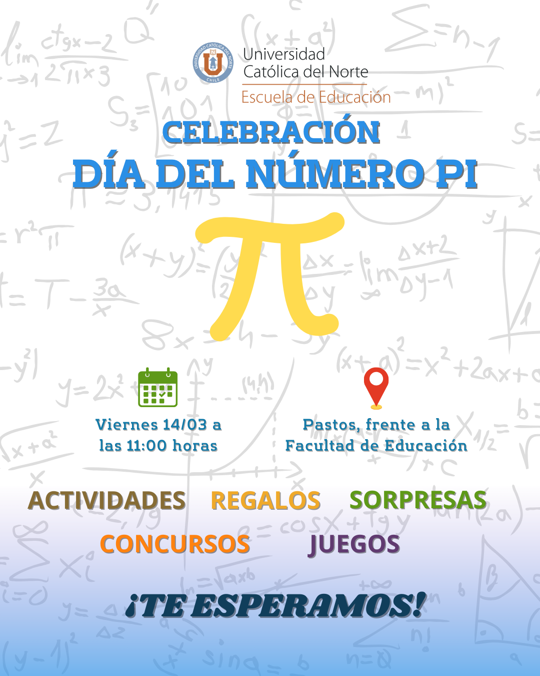 Celebración Día del Número Pi - Universidad Católica del Norte